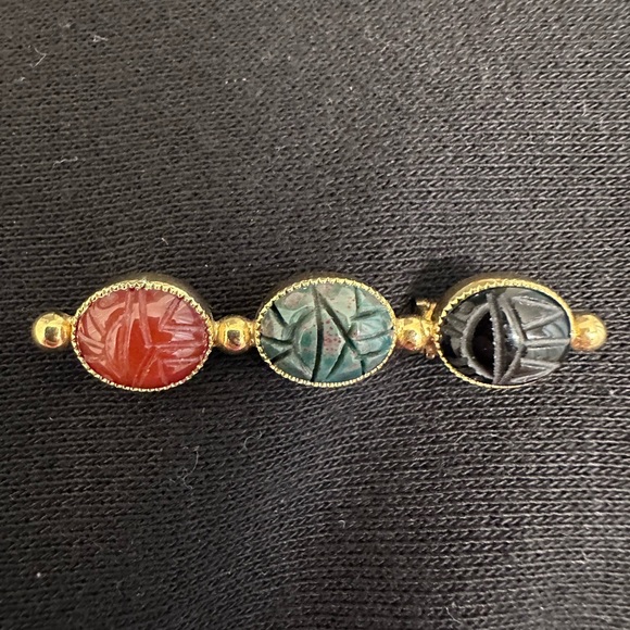 Jewelry | Vintage Scarab Egyptian Pin | Poshmark